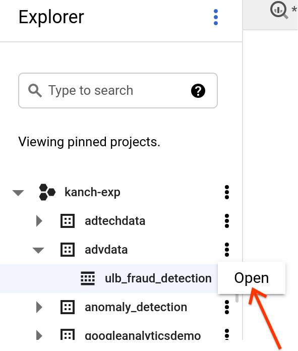 Bigquery ML for Fraud Detection in Credit card transactions using console | Google Codelabs