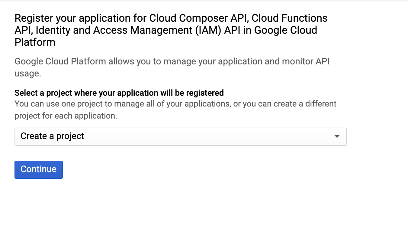Triggering a DAG with Node.JS and Google Cloud Functions | Google Codelabs