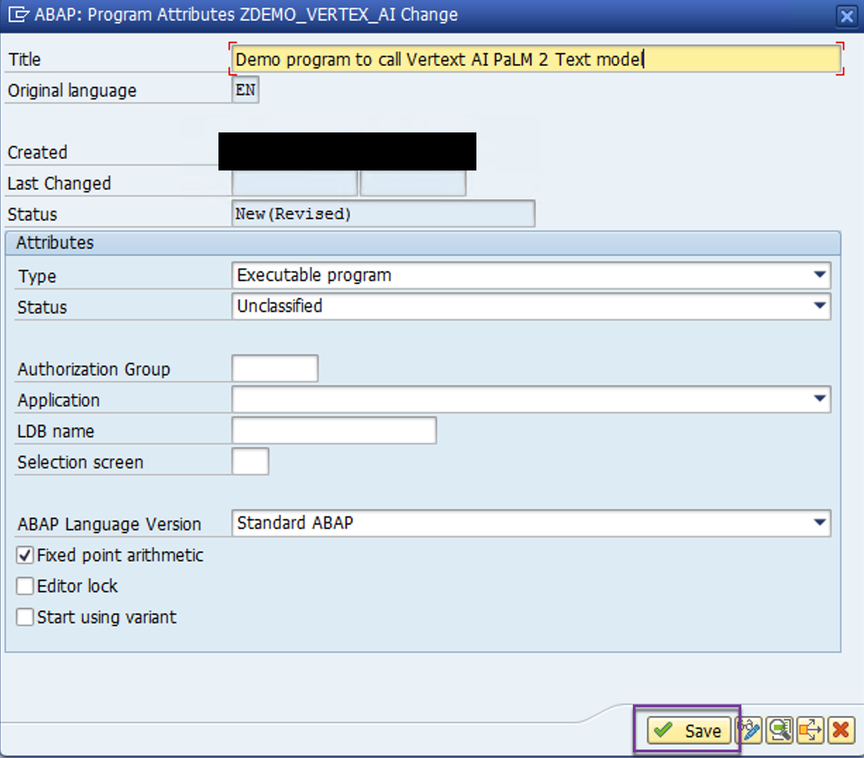 Call Vertex AI LLM from your ABAP environment with ABAP SDK for Google Cloud | Google Codelabs