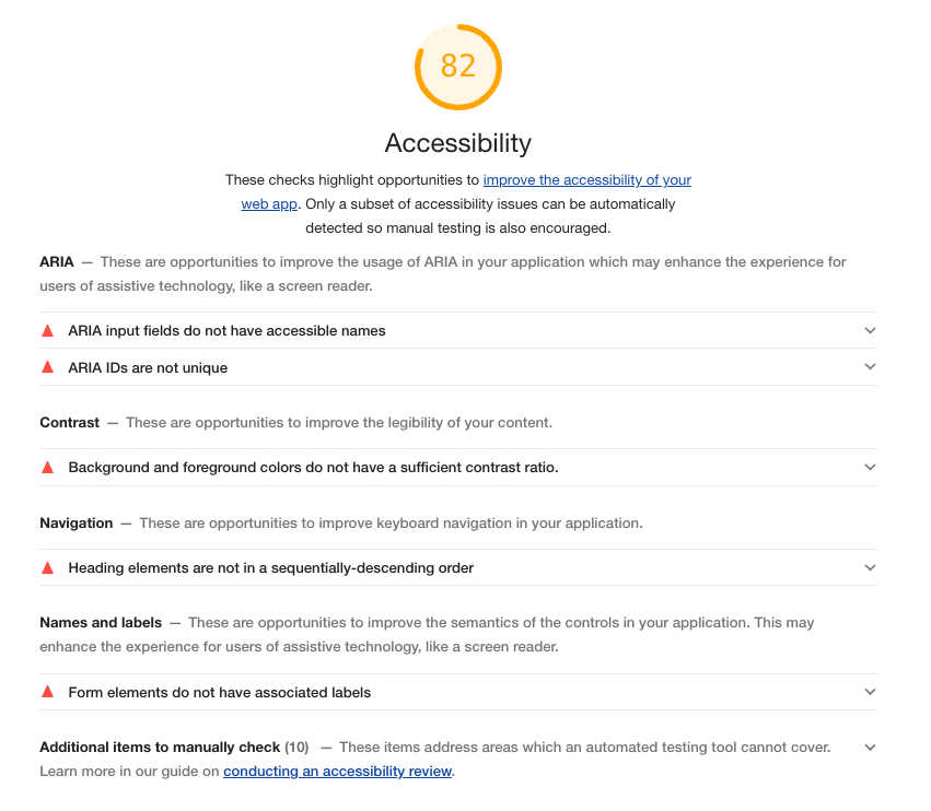 Build more accessible Angular apps | Google Codelabs