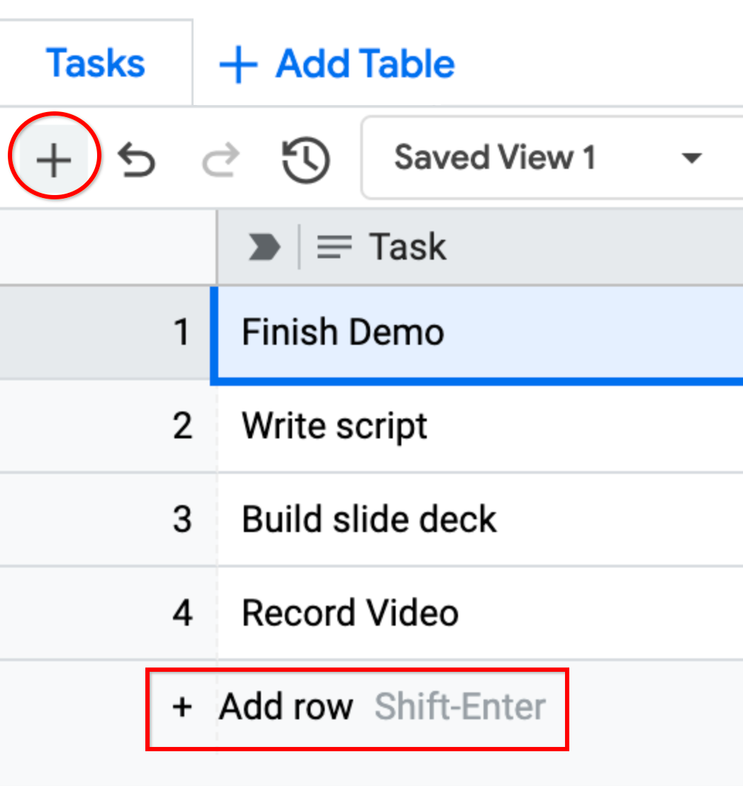Build a no-code app using the native AppSheet database | Google Codelabs