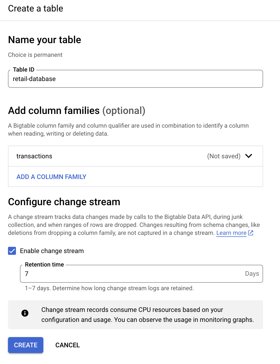 Analyze and visualize credit card transaction data in Bigtable using BigQuery and Looker ...