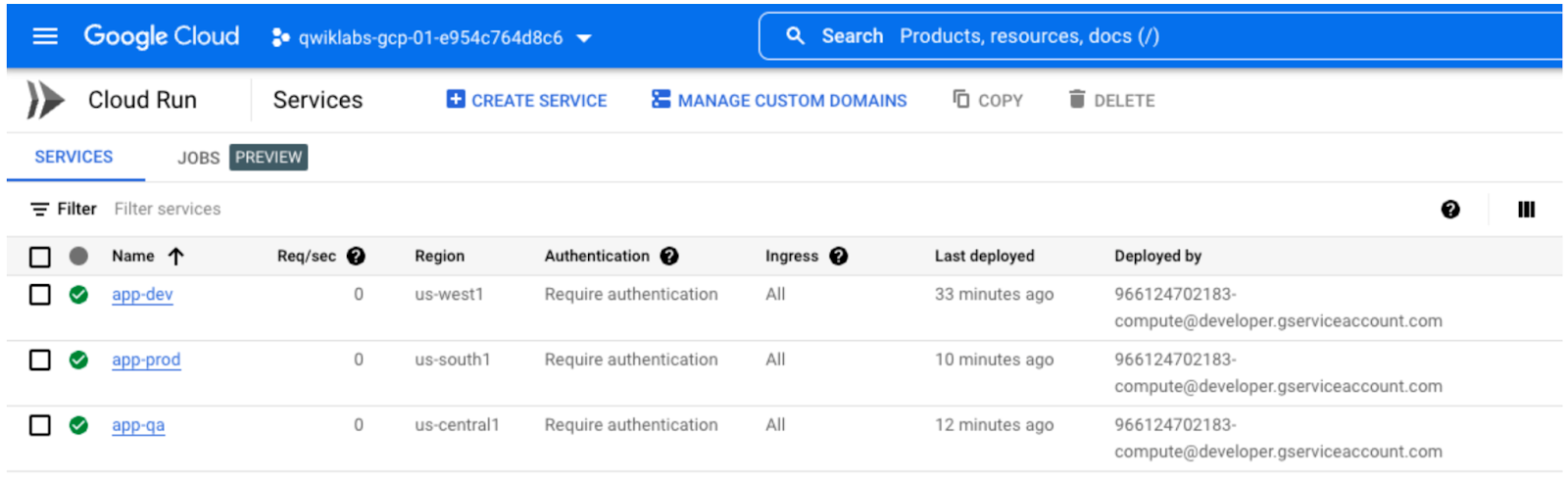 Deploying Cloud Run Application with Cloud Deploy | Google Codelabs
