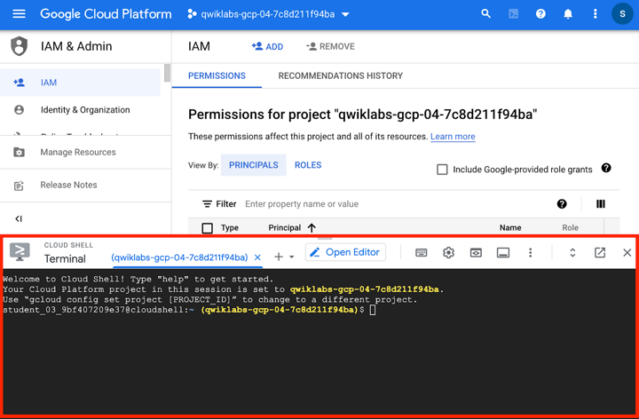 Developing with Cloud Shell & Cloud Code | Google Codelabs