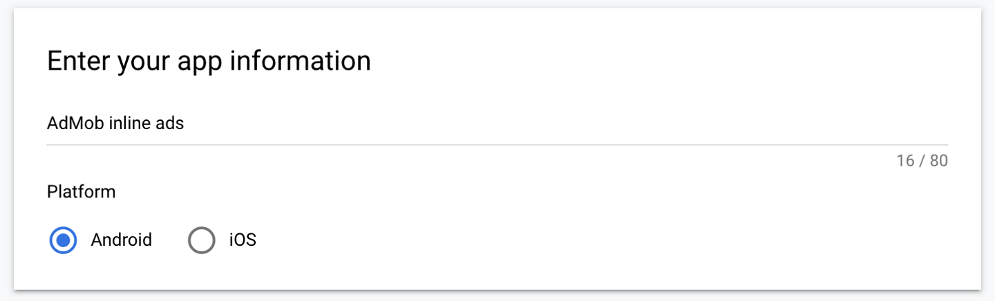 Adding an AdMob banner and native inline ads to a Flutter app | Google Codelabs