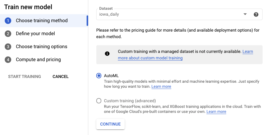 Build an AutoML Forecasting Model with Vertex AI | Google Codelabs