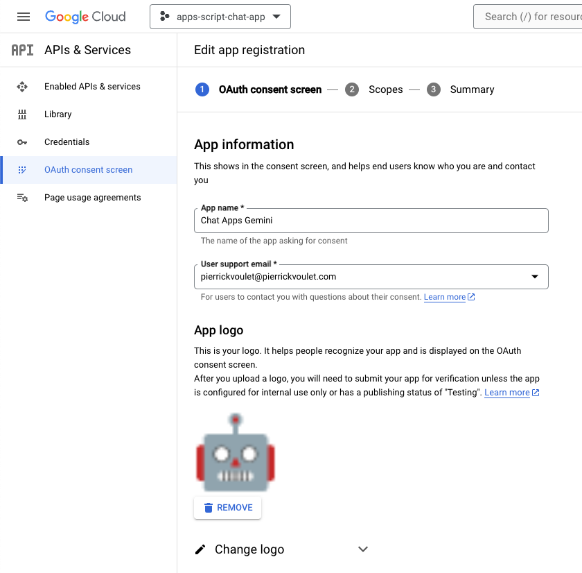 Build apps for Google Chat with Gemini | Google Codelabs