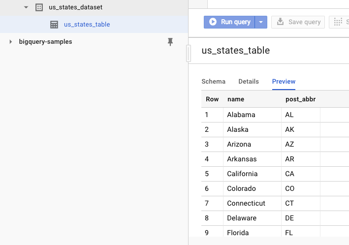 Using BigQuery with Node.js | Google Codelabs