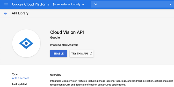 Pic-a-daily: Lab 1—Store and analyse pictures | Google Codelabs
