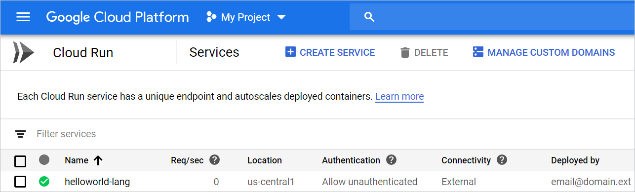 Hello Cloud Run with Python | Google Codelabs