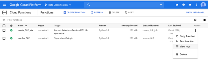 Automated Classification of Data Uploaded to Cloud Storage with the DLP API and Cloud Functions ...