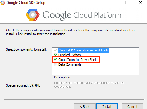 Install and use Cloud Tools for PowerShell | Google Codelabs