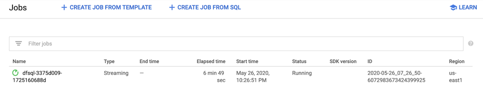 Running your first SQL statements using Google Cloud Dataflow | Google Codelabs