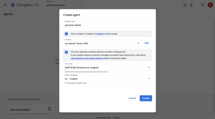 Dialogflow CX: Build a retail virtual agent | Google Codelabs
