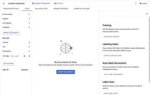 Document AI Workbench - Custom Document Extractor | Google Codelabs