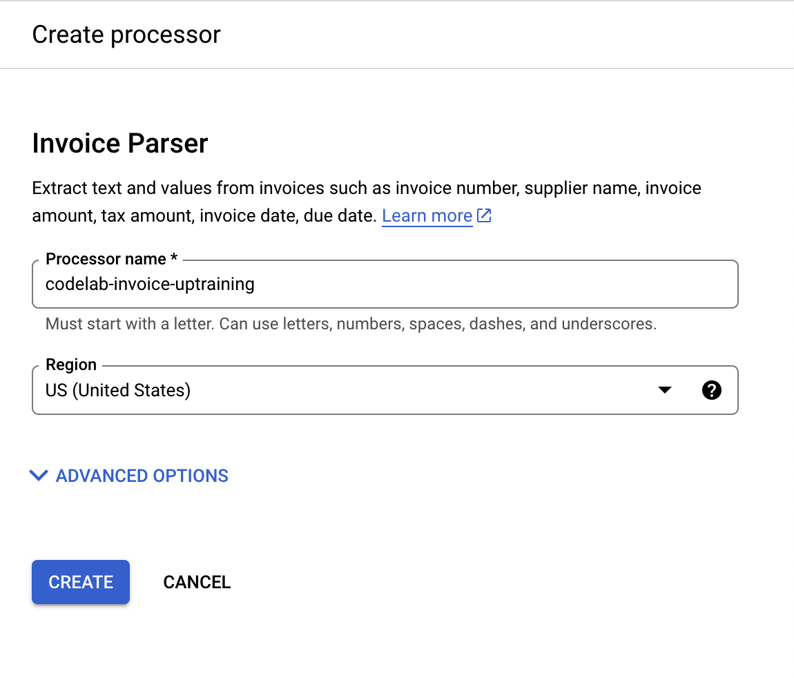 Document AI Workbench - Uptraining | Google Codelabs