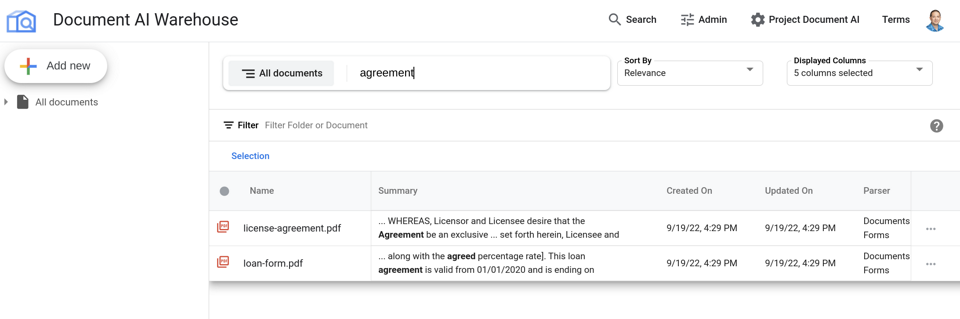 Using Document AI Warehouse to Ingest, Process, and Search Documents ...
