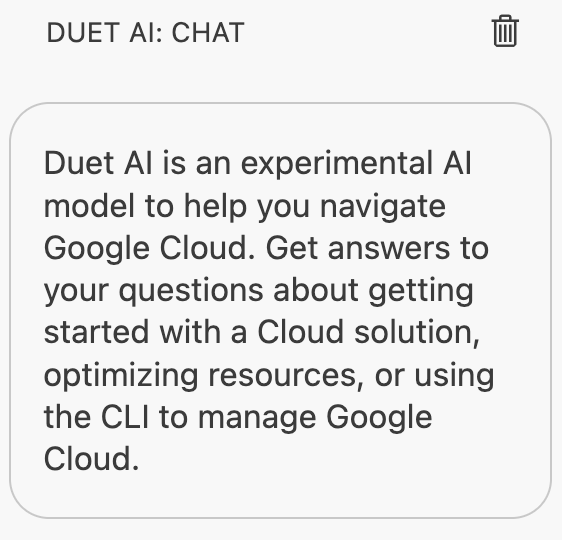 Duet AI Technical Hands On Workshop Guide for Developers Codelab | Google Codelabs
