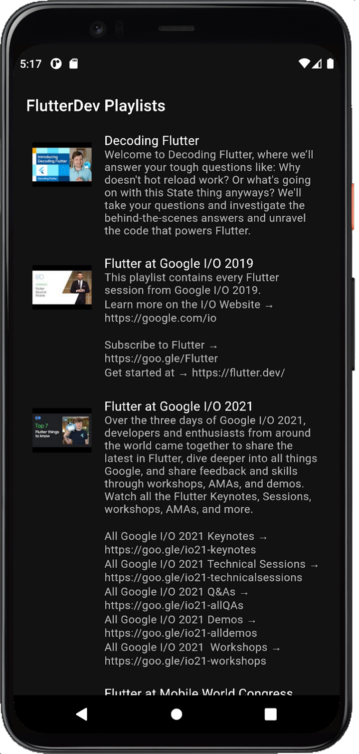 Apps adaptables en Flutter | Google Codelabs