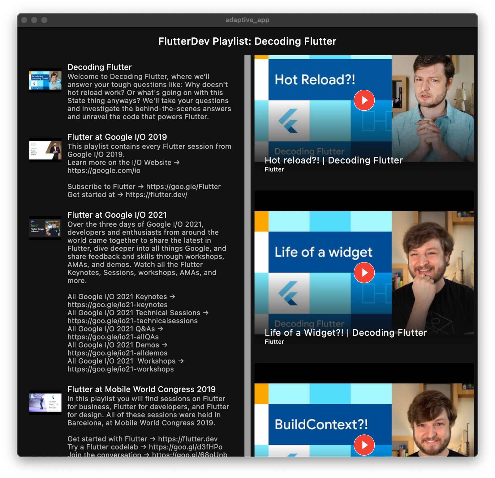 Apps adaptáveis no Flutter | Google Codelabs
