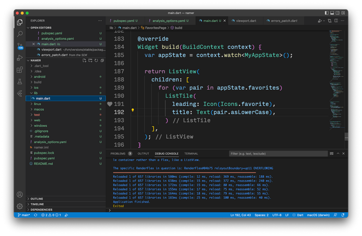 Créer votre première application Flutter | Google Codelabs
