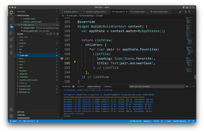 Tu primera app de Flutter | Google Codelabs