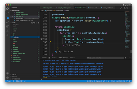 Your first Flutter app | Google Codelabs