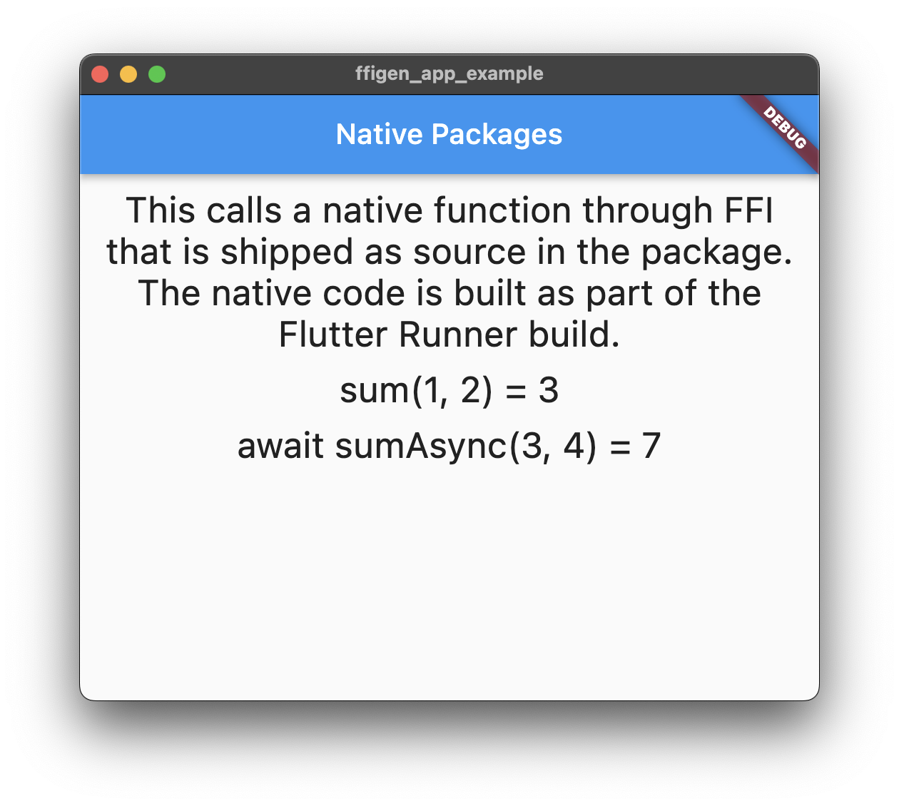 在 Flutter 插件中使用 FFI | Google Codelabs