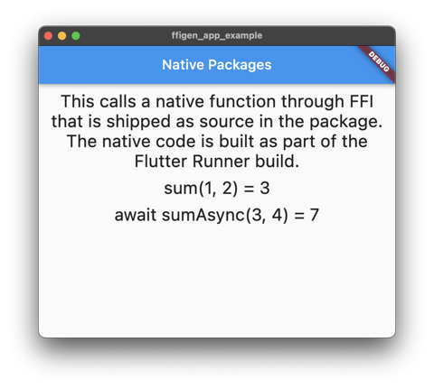在 Flutter 插件中使用 FFI | Google Codelabs