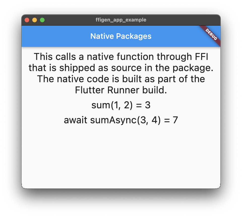 在 Flutter 插件中使用 FFI | Google Codelabs