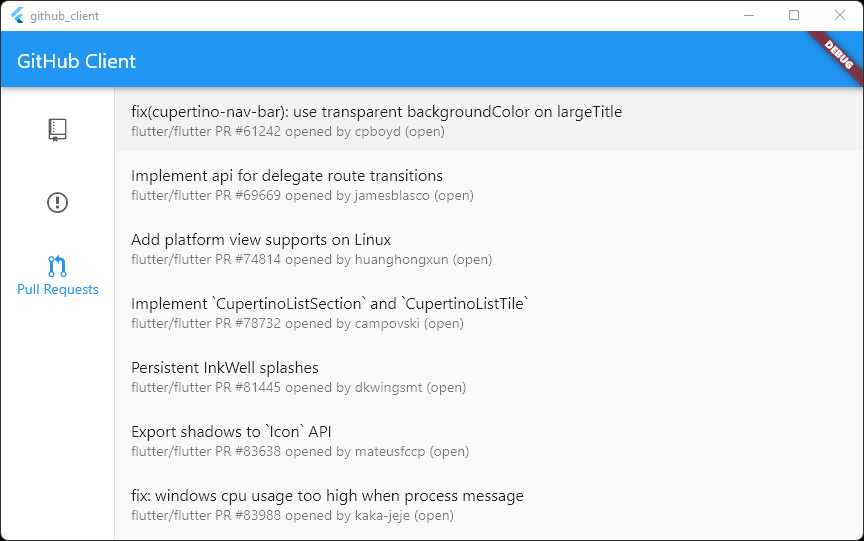 Write a Flutter desktop application | Google Codelabs
