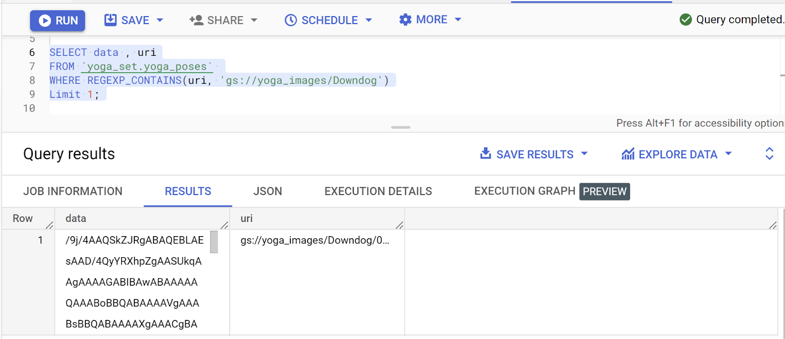 Image Data Classification with BigQuery ML | Google Codelabs