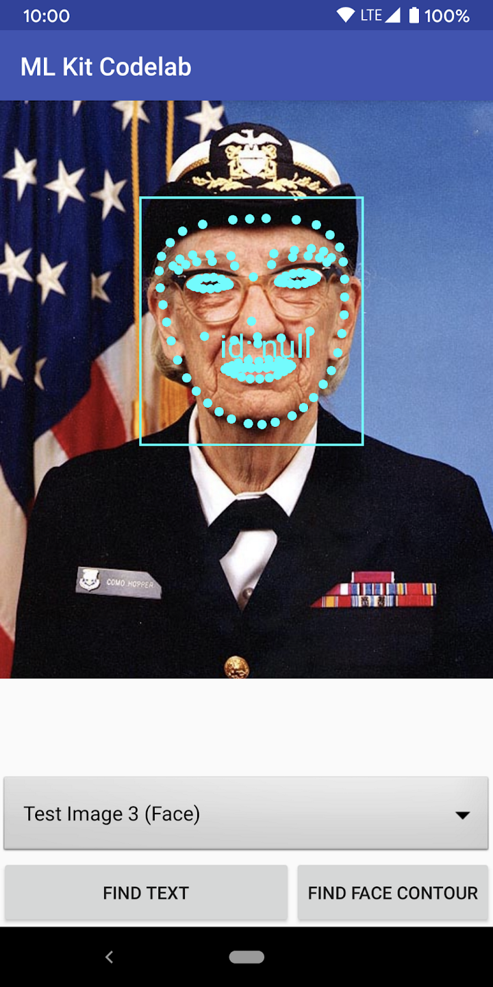 Recognize text and facial features with ML Kit: Android | Google Codelabs