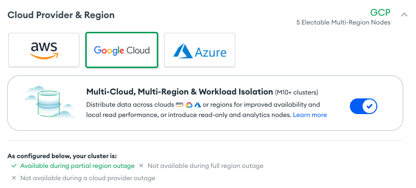 Accessing multi-regional MongoDB Atlas with Private Service Connect | Google Codelabs