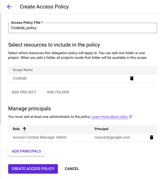 VPC Service Controls Basic Tutorial I | Google Codelabs
