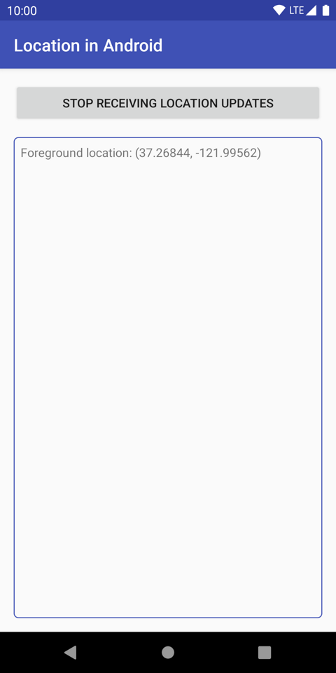 Receive location updates in Android with Kotlin | Google Codelabs
