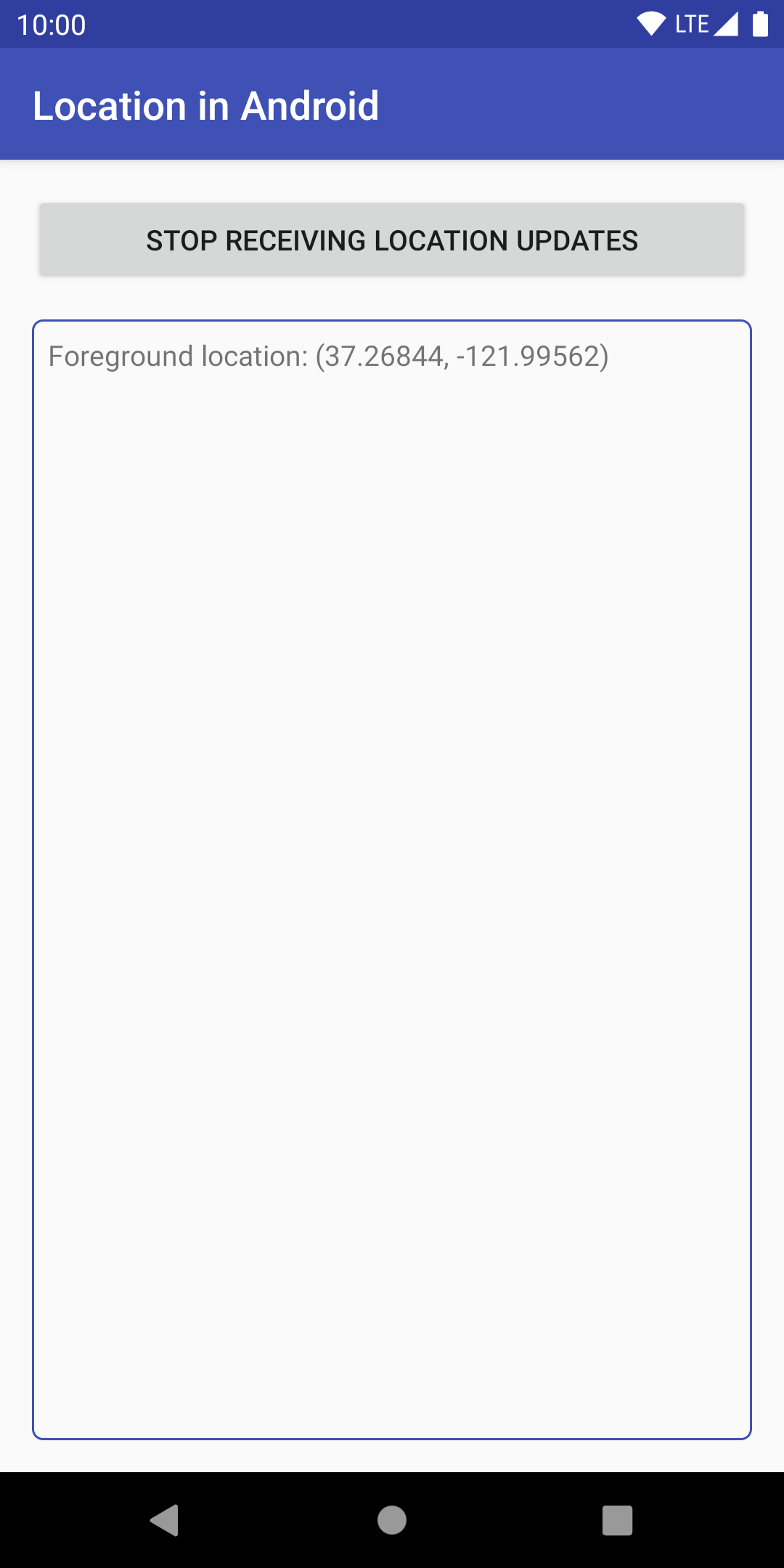 Receive location updates in Android with Kotlin | Google Codelabs