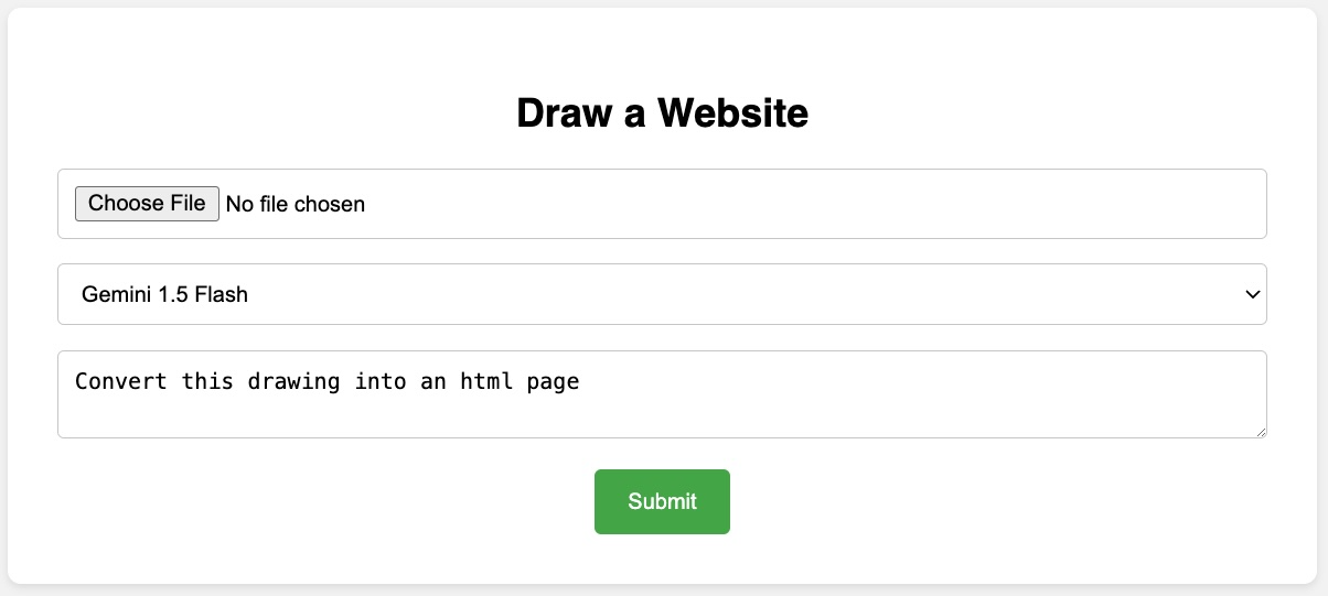Draw a Website: Transform your imagination into a website using Gemini ...