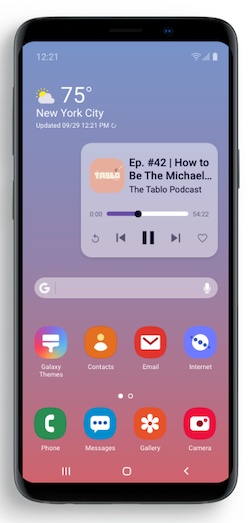 Cómo agregar un widget de la pantalla principal a tu app creada con ...