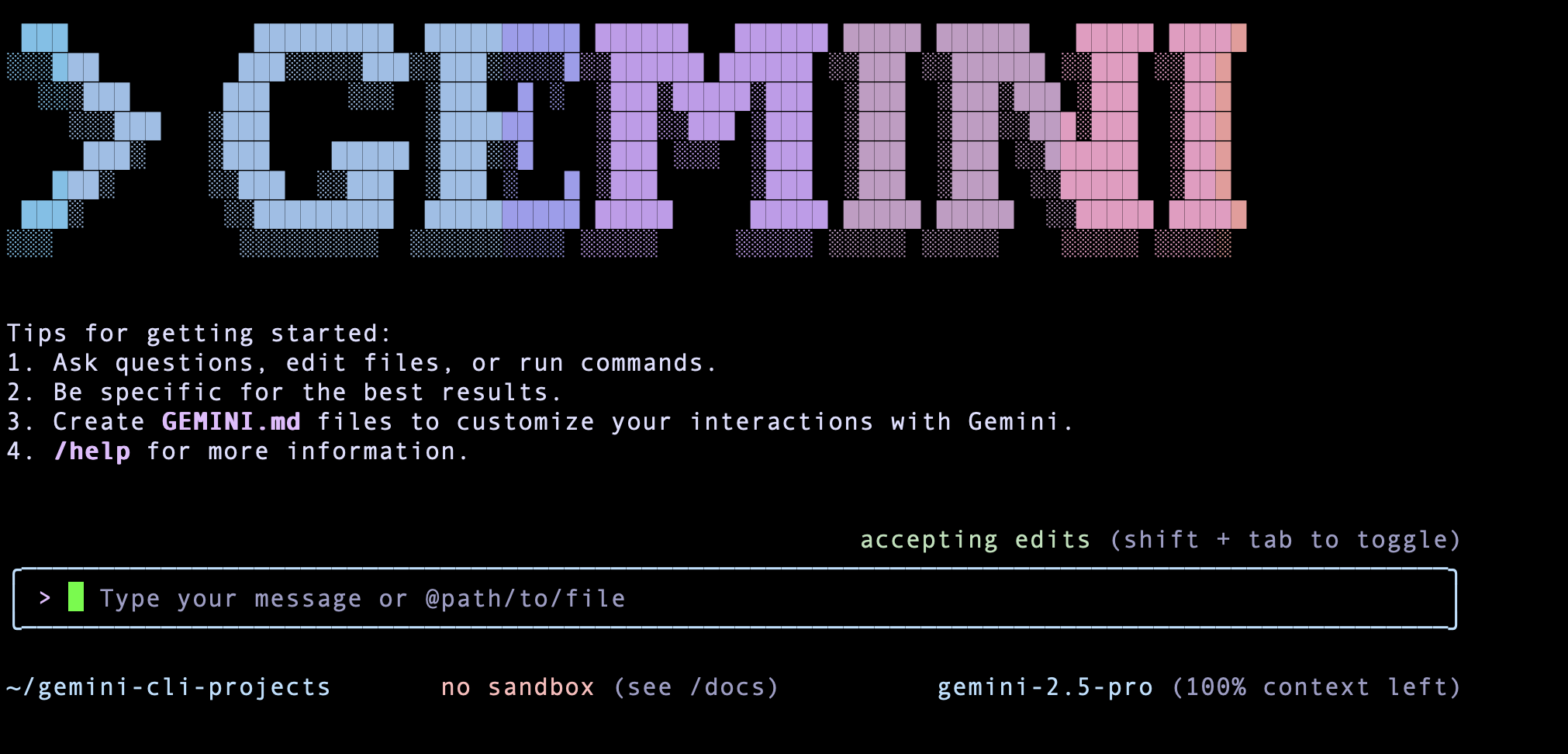 Hands-on with Gemini CLI | Google Codelabs