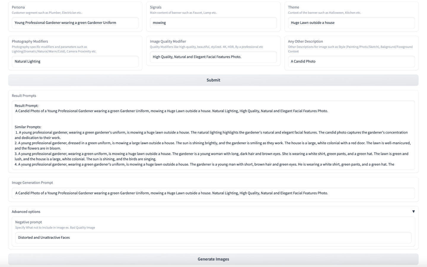 GenAI - Image Generation from keywords | Google Codelabs