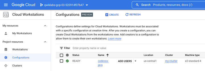 Developing with Cloud Workstations and Cloud Code | Google Codelabs