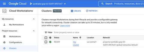 InnerLoop Development using Cloud Workstations with Python | Google Codelabs