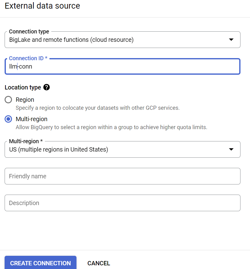 SQL-only LLM with BigQuery ML using Vertex AI PaLM API | Google Codelabs