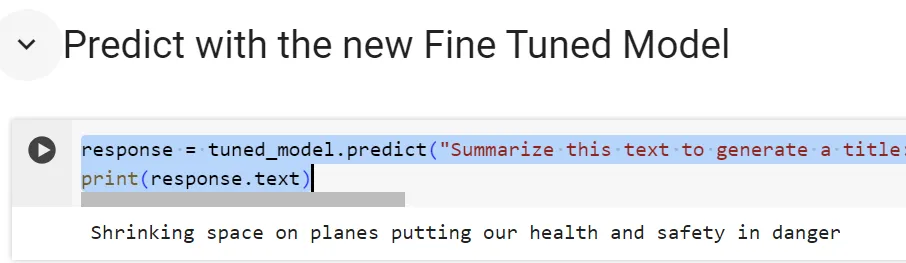 Fine-Tuning Large Language Models: How Vertex AI Takes LLMs to the Next Level | Google Codelabs