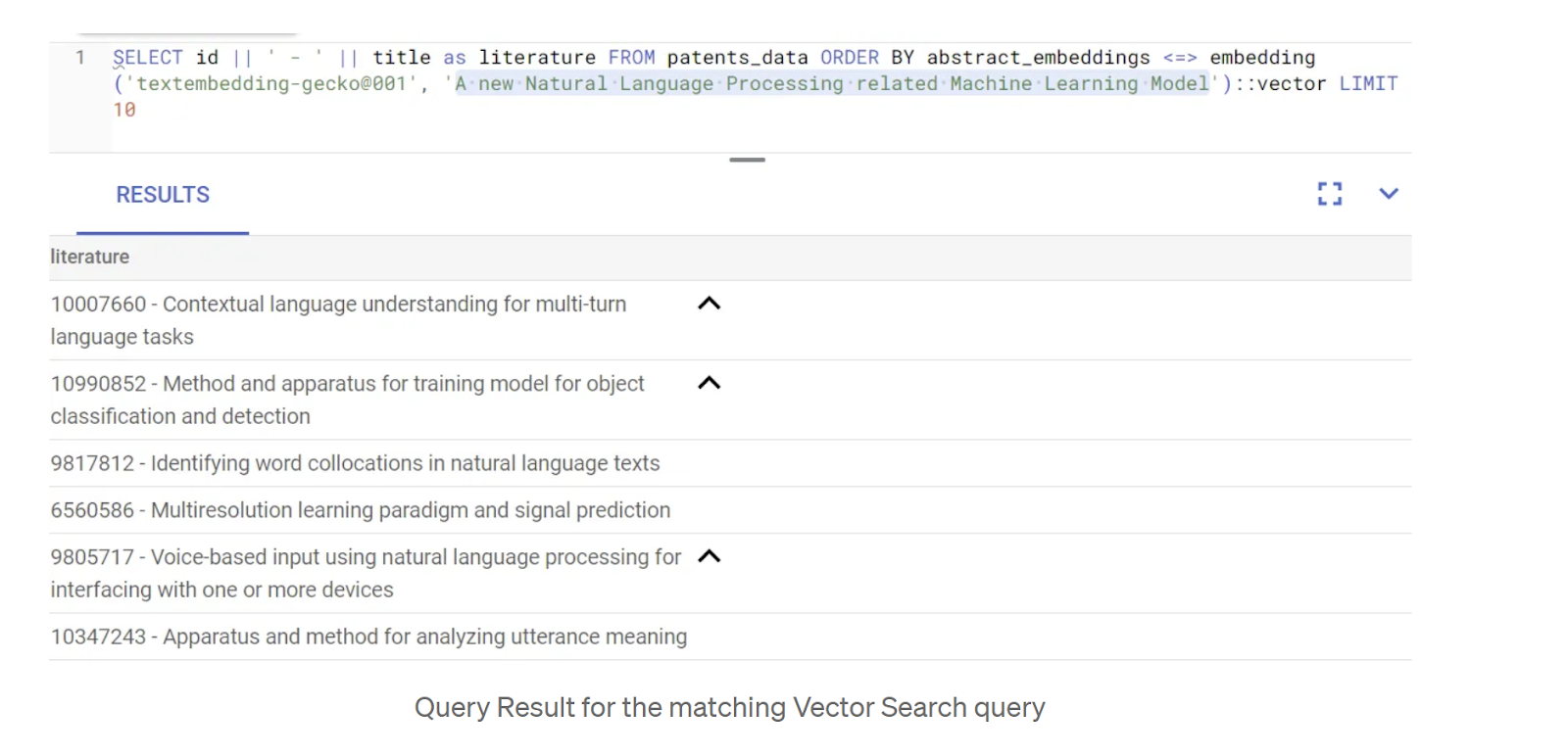Build a Patent Search App with AlloyDB, Vector Search & Vertex AI! | Google Codelabs