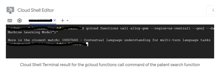 Build a Patent Search App with AlloyDB, pgvector & Gemini 1.0 Pro! | Google Codelabs