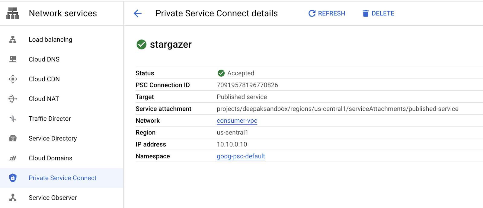 Private Service Connect with automatic DNS configuration | Google Codelabs