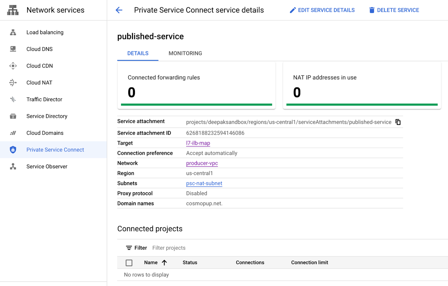 Private Service Connect with automatic DNS configuration | Google Codelabs