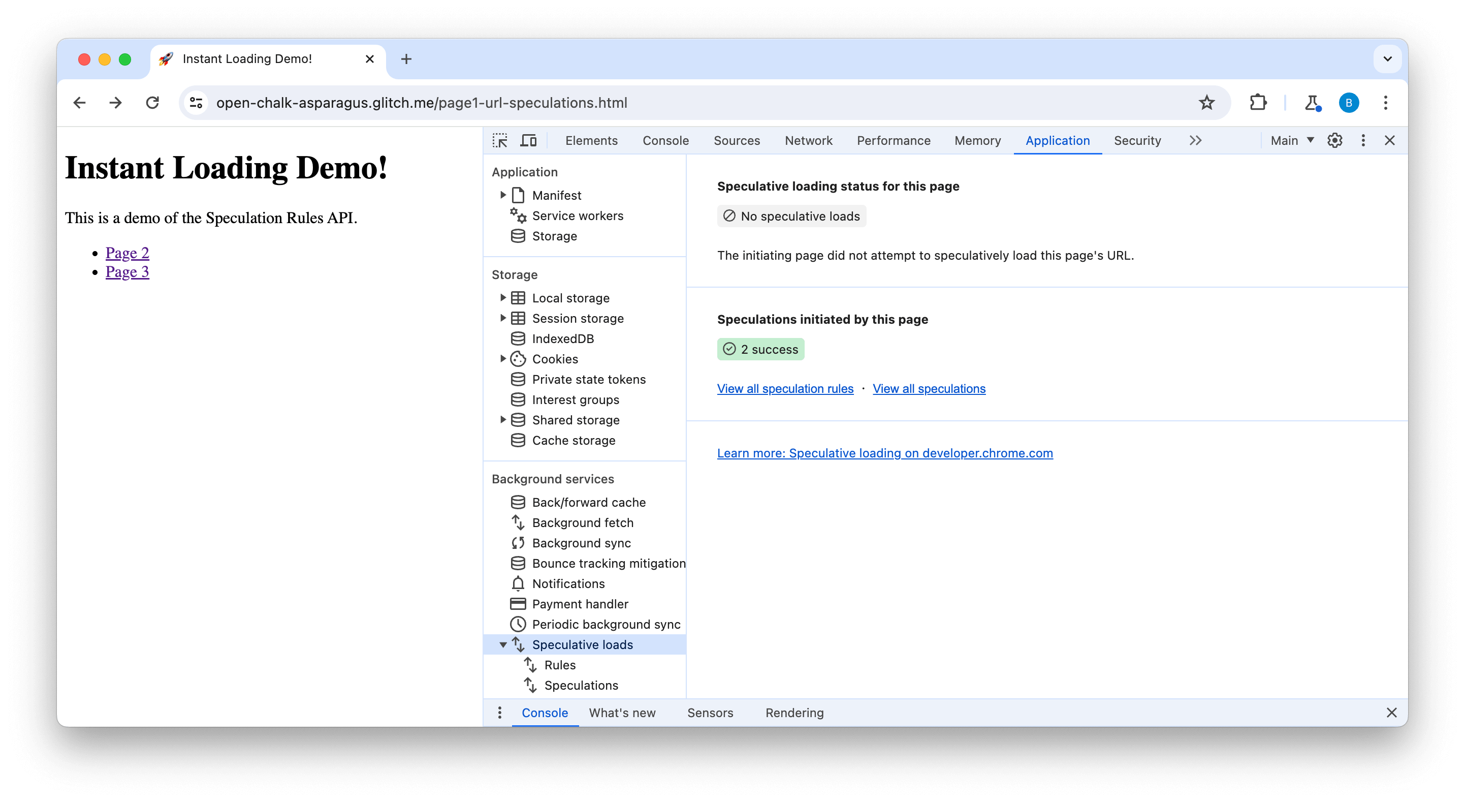 Achieve instant navigations with the Speculation Rules API | Google ...